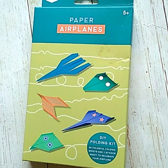 Npw | Toys | New In Package Paper Airplane Kit | Poshmark